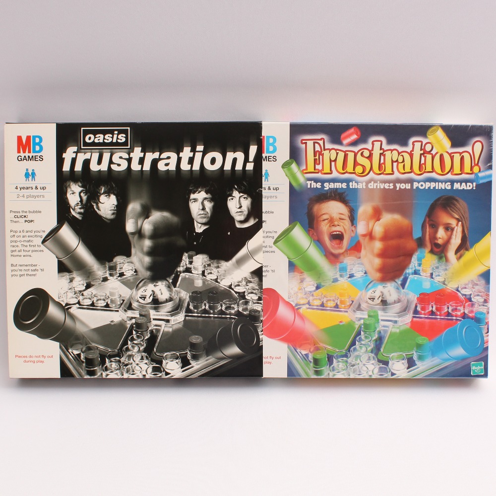 New MB Games Oasis Frustration Rare Noel & Liam Gallagher Sleeve with ...